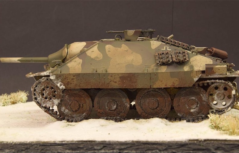 Papercraft Kit Jagdpanzer IV Tank 3d Paper Model Crafting Kit PDF Plans ...