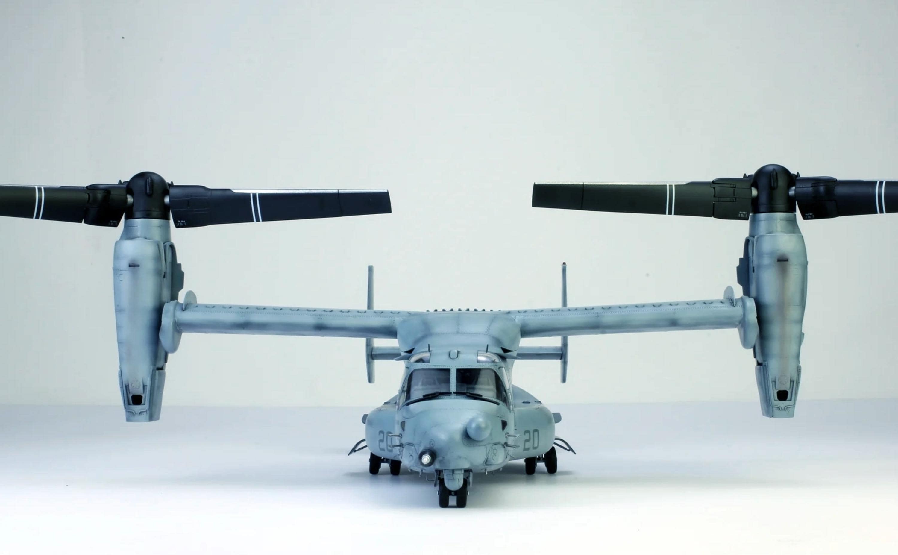 Papercraft Kit V-22 Osprey Tiltrotor Helicopter 3d Paper Model Crafting ...