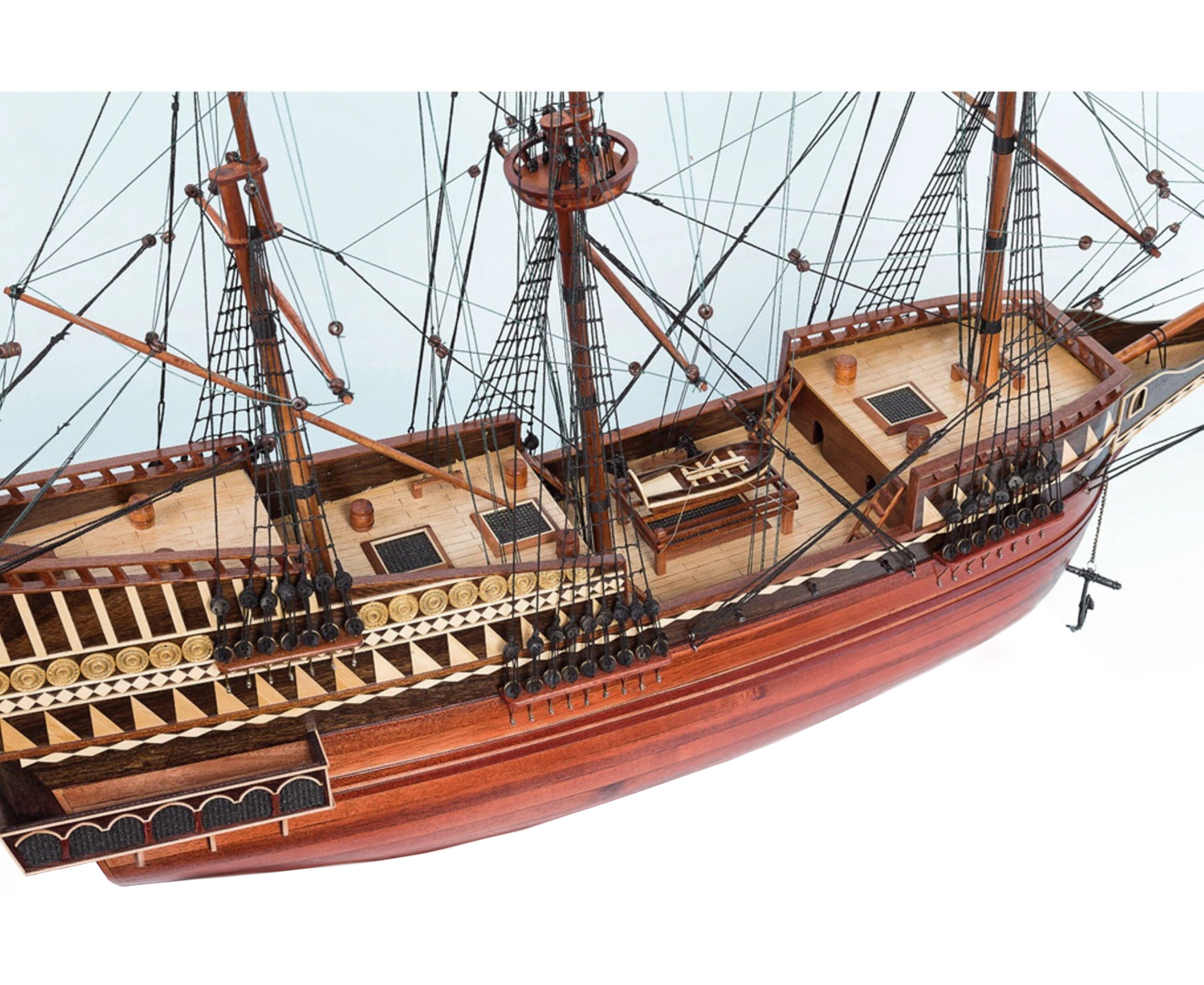 Papercraft Kit Golden Hind 3d Paper Model Crafting Kit PDF Plans to ...
