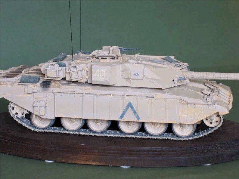 Papercraft Kit Challenger Tank 3d Paper Model Crafting Kit PDF Plans to ...