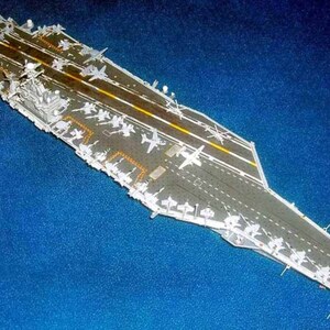 Papercraft Kit USS Harry S Truman Aircraft Carrier 3d Paper Model ...