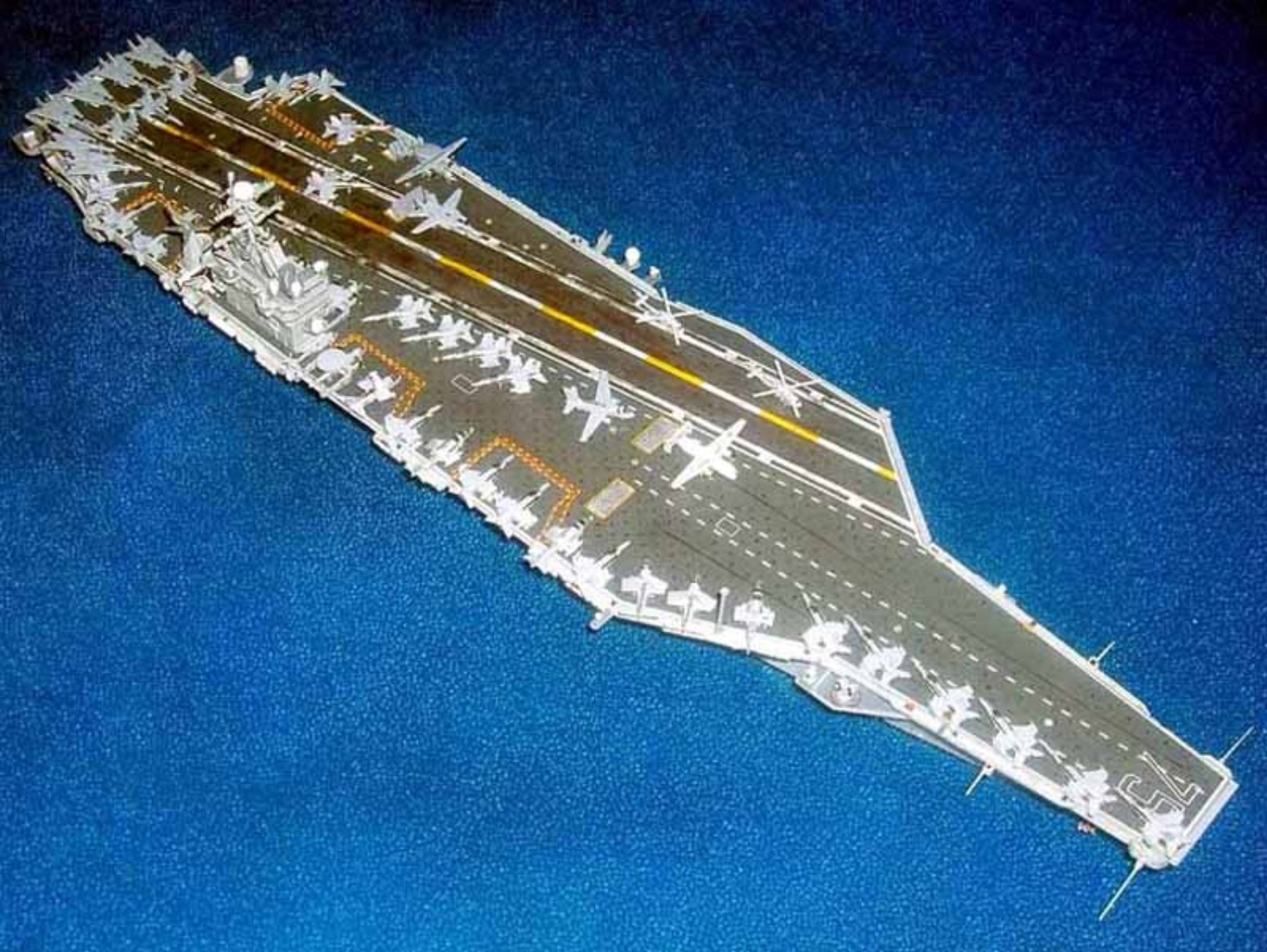 Papercraft Kit USS Harry S Truman Aircraft Carrier 3d Paper Model ...