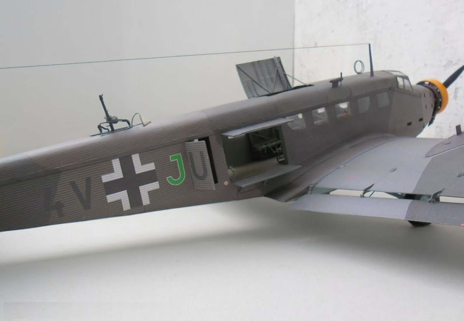 Papercraft Kit Ju 52 Junkers Airplane 3d Paper Model Crafting Kit PDF ...