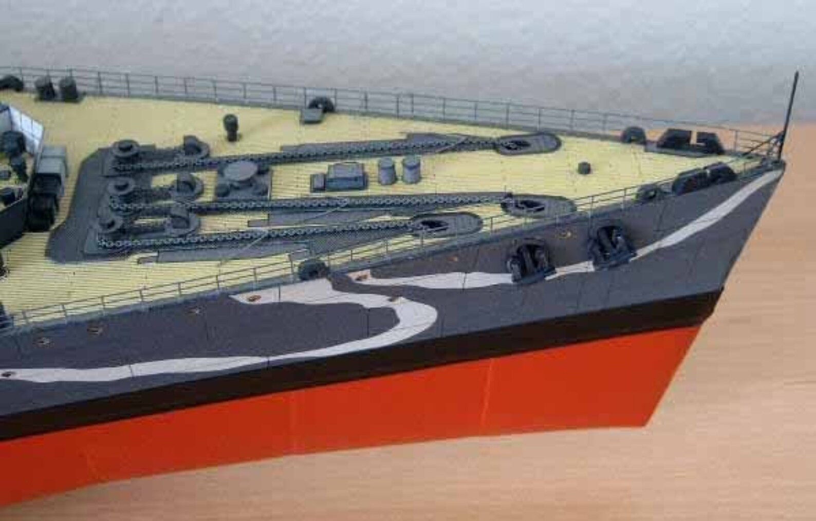 Papercraft Kit HMS Rodney Battleship 3d Paper Model Crafting Kit PDF ...