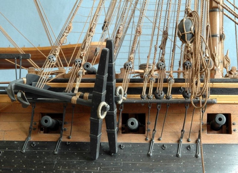 Papercraft Kit Belle Poule Frigate 3d Paper Model Crafting Kit PDF ...