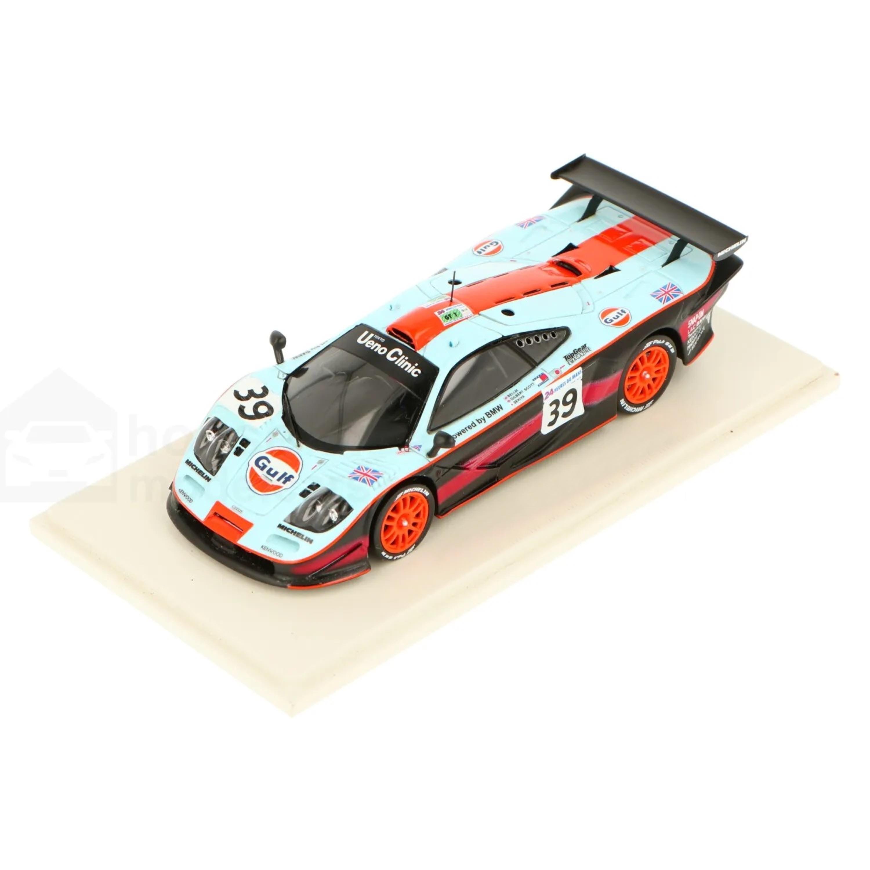 Papercraft Kit Mclaren F1 Le Mans Car 3d Paper Model Crafting Kit PDF ...