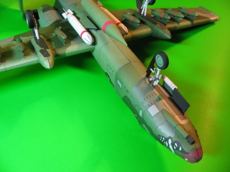 Papercraft Kit A-10 Warthog Airplane 3d Paper Model Crafting Kit PDF ...