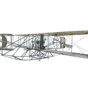 Papercraft Kit Wright Brothers Flyer 1 Airplane 3d Paper Model Crafting ...