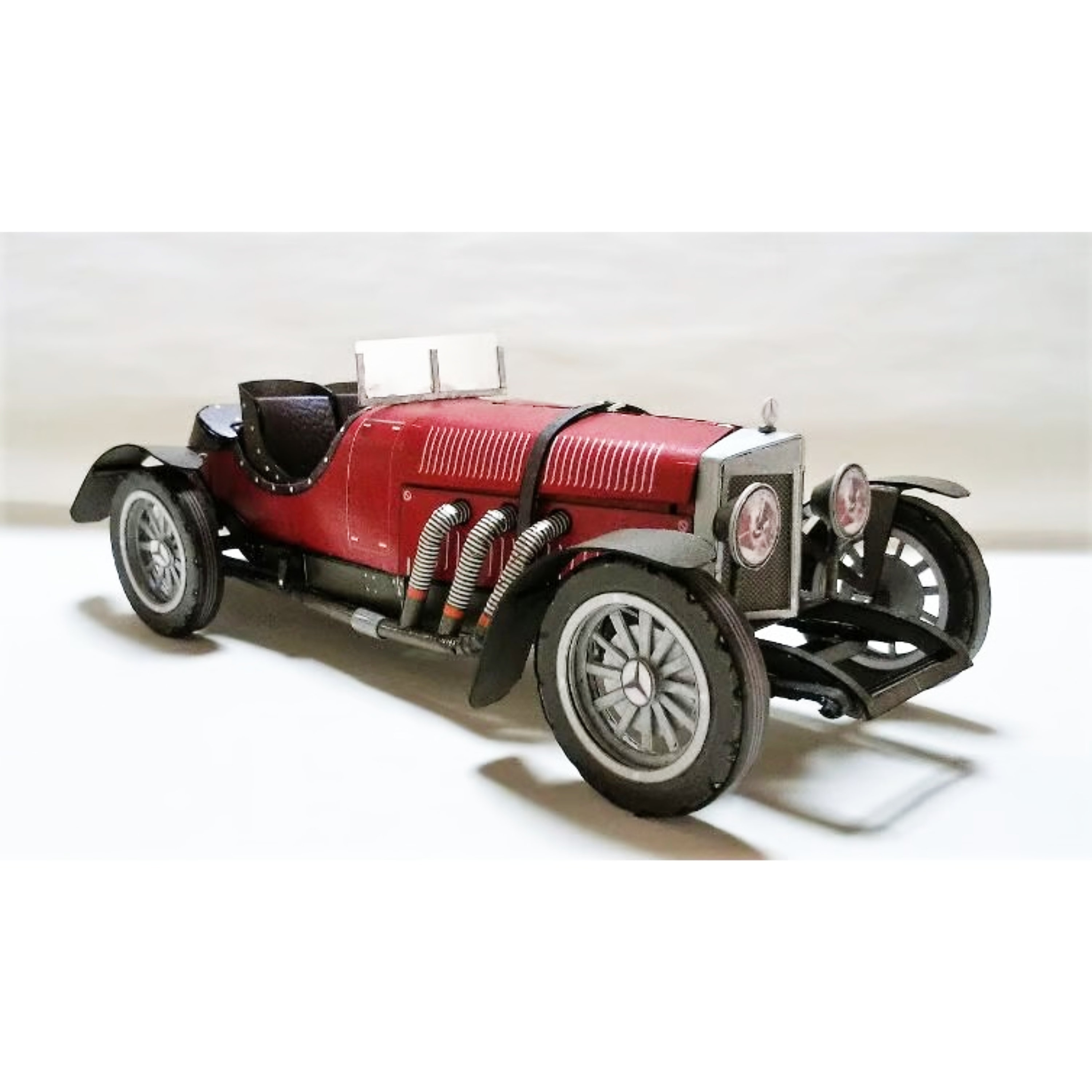 Papercraft Kit Mercedes SSK Car 3d Paper Model Crafting Kit PDF Plans ...