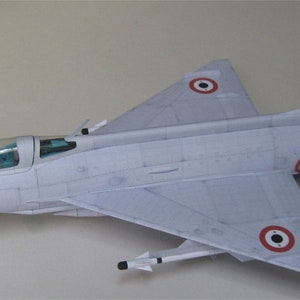 Papercraft Kit Mig-21 Airplane 3d Paper Model Crafting Kit PDF Plans to ...
