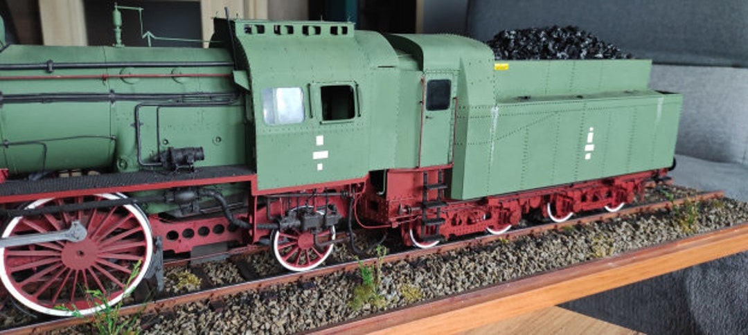 Papercraft Kit Locomotive 3d Paper Model Crafting Kit PDF Plans to ...