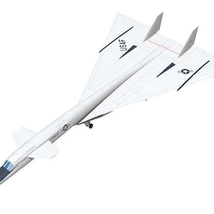 Papercraft Kit XB-70 Valkyrie Airplane 3d Paper Model Crafting PDF ...