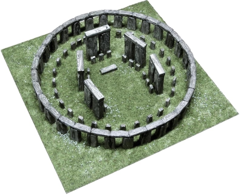 Papercraft Kit Stonehenge Megalithic Structure 3d Paper Model Crafting ...