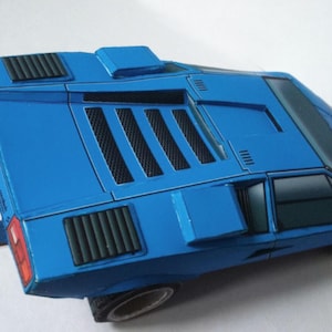 Papercraft Kit Lamborghini Countach Car 3d Paper Model Crafting Kit PDF ...