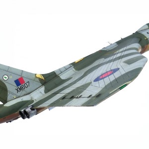 Papercraft Kit Vulcan Airplane 3d Paper Model Crafting Kit PDF Plans to ...