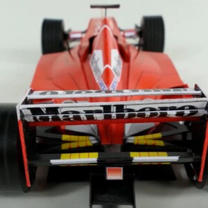 Papercraft Kit F1 Race Car 3d Paper Model Crafting PDF Plans DIY ...