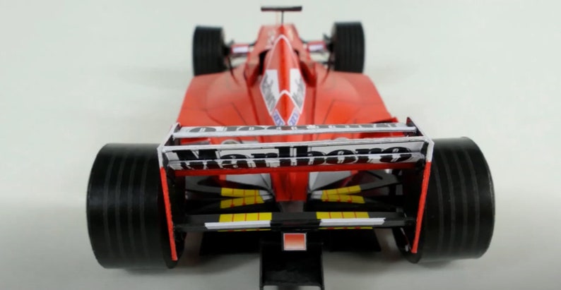 Papercraft Kit F1 Race Car 3d Paper Model Crafting Kit PDF Plans to ...
