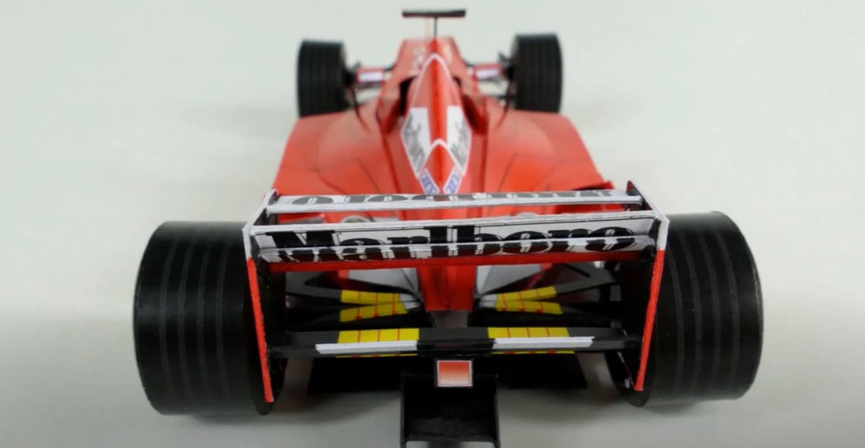 Papercraft Kit F1 Race Car 3d Paper Model Crafting Kit PDF Plans to ...