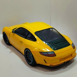 Papercraft Kit Porsche 911 GT3 Car 3d Paper Model Crafting Kit PDF ...