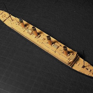 Papercraft Kit Titanic Ship 3d Paper Model Crafting Kit PDF Plans to ...