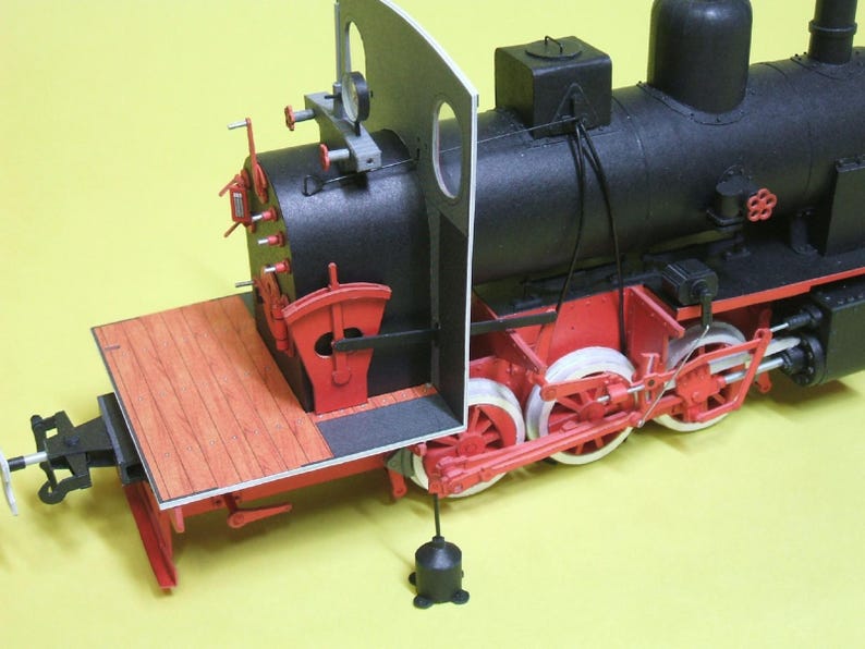 Papercraft Kit Train Cn2t Orenstein Koppel Locomotive 3d Paper Model ...
