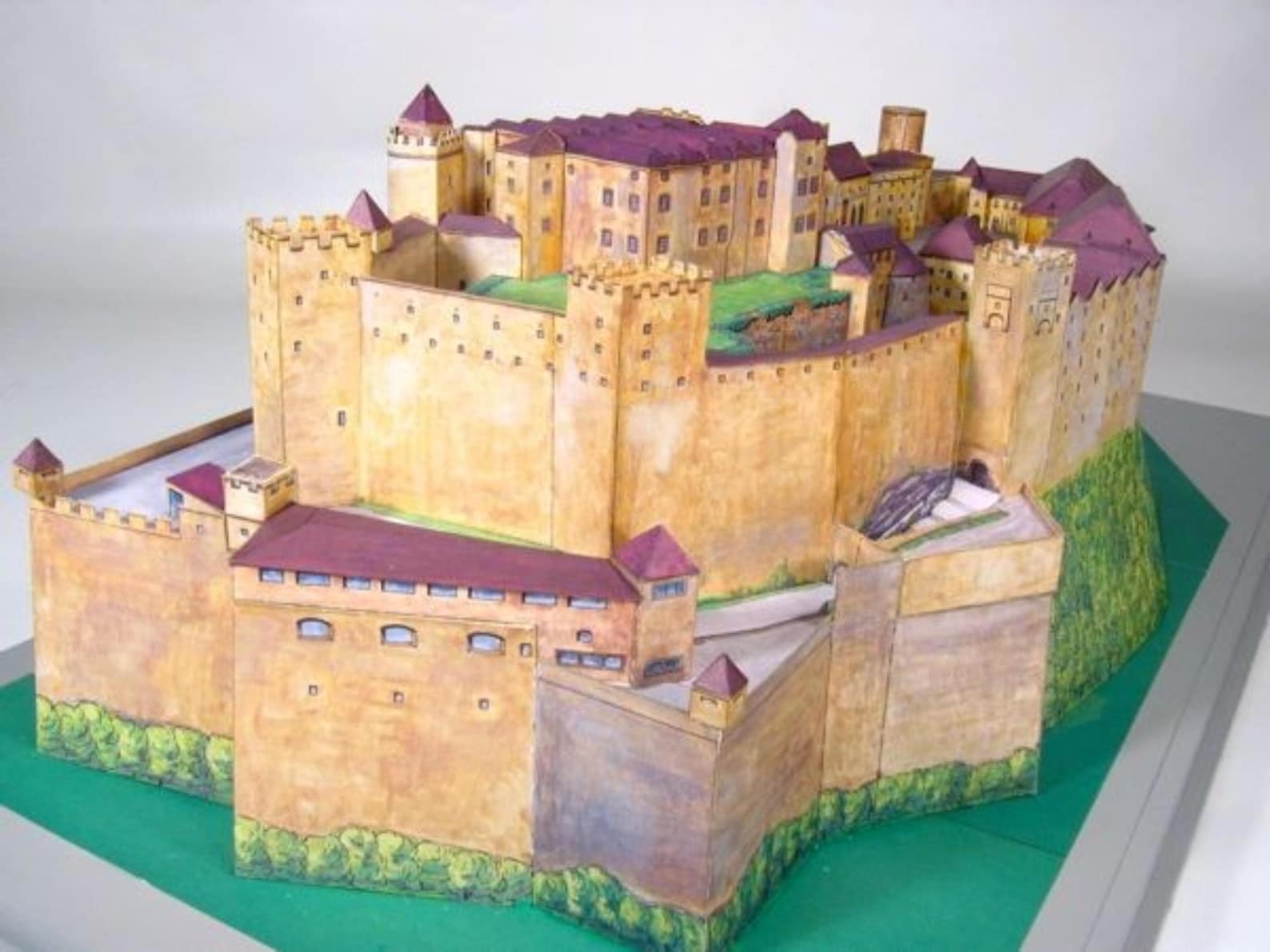 Papercraft Kit Hohensalzburg Fortress 3d Paper Model Crafting PDF Plans ...