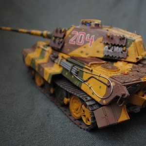 Papercraft Kit Tiger 2 Tank 3d Paper Model Crafting Kit PDF Plans to ...