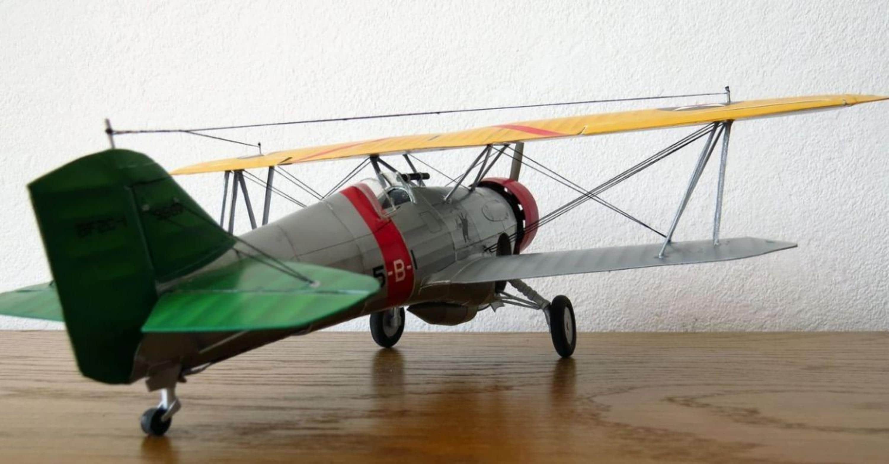 Papercraft Kit BF2C-1 Hawk Curtiss- Airplane 3d Paper Model Crafting ...