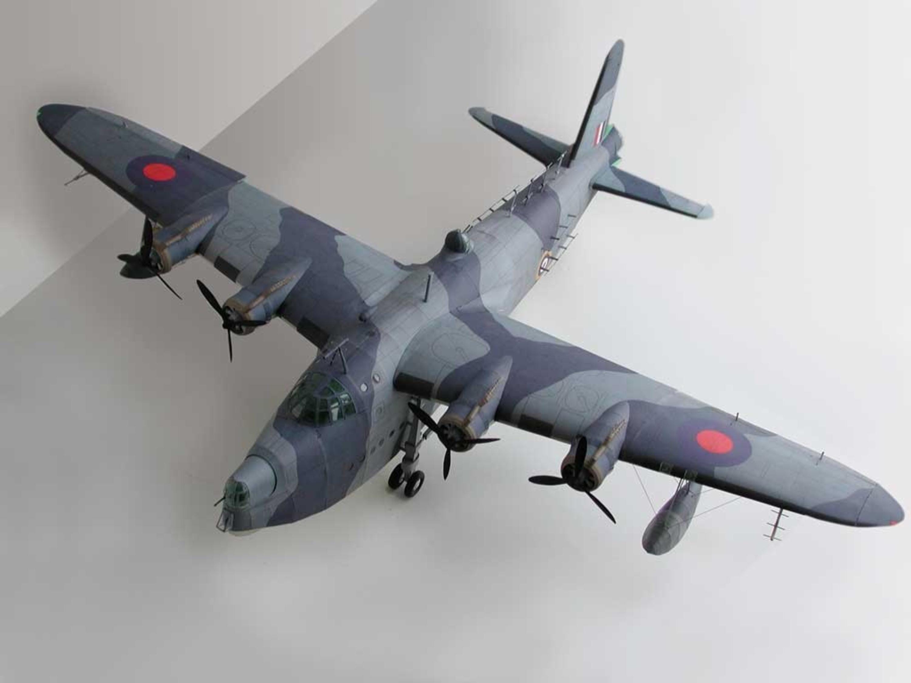 Papercraft Kit MKII Sunderland Plane 3d Paper Model Crafting PDF Plans ...
