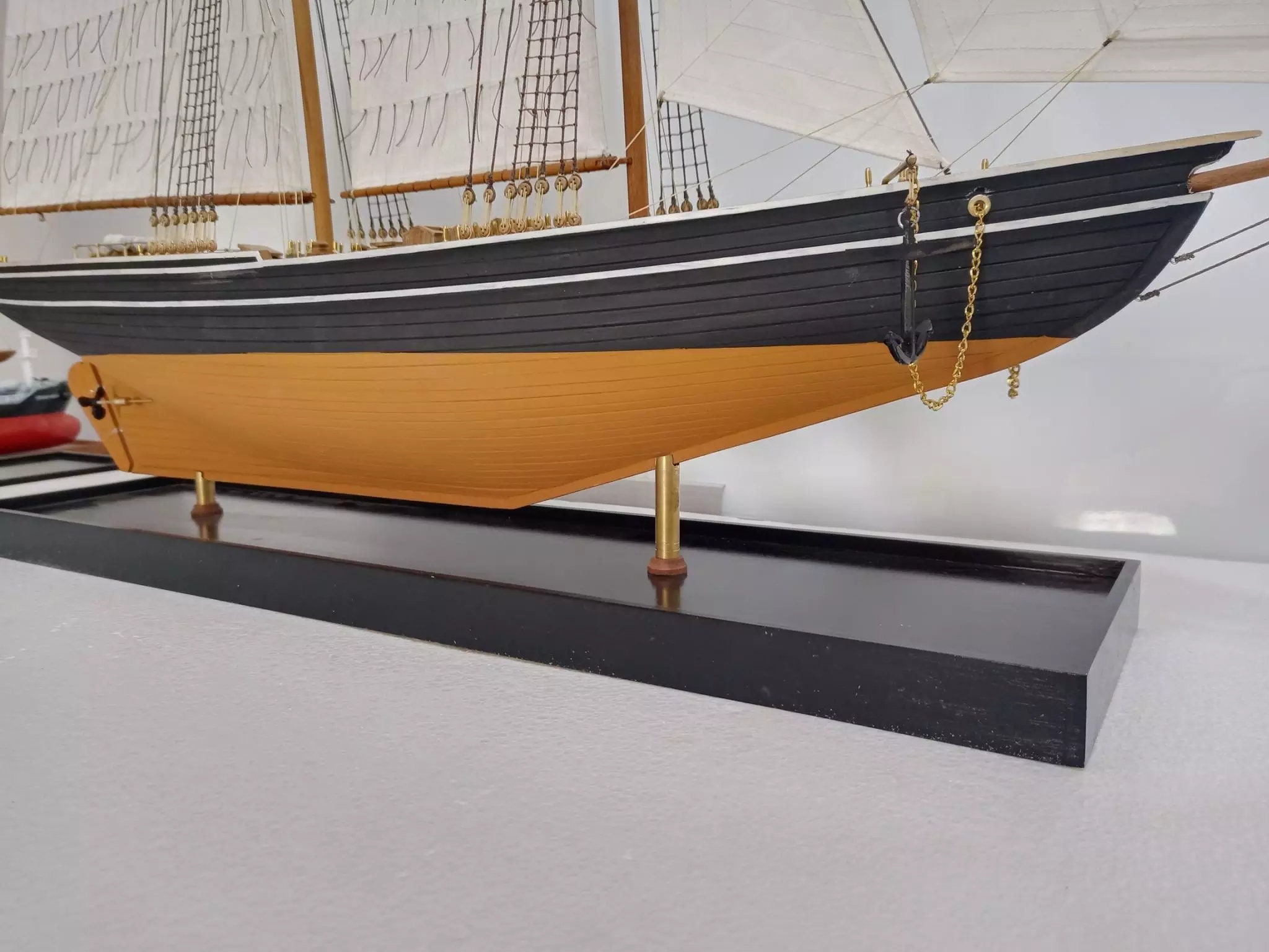 Papercraft Kit America Yacht 3d Paper Model Crafting Kit PDF Plans to ...