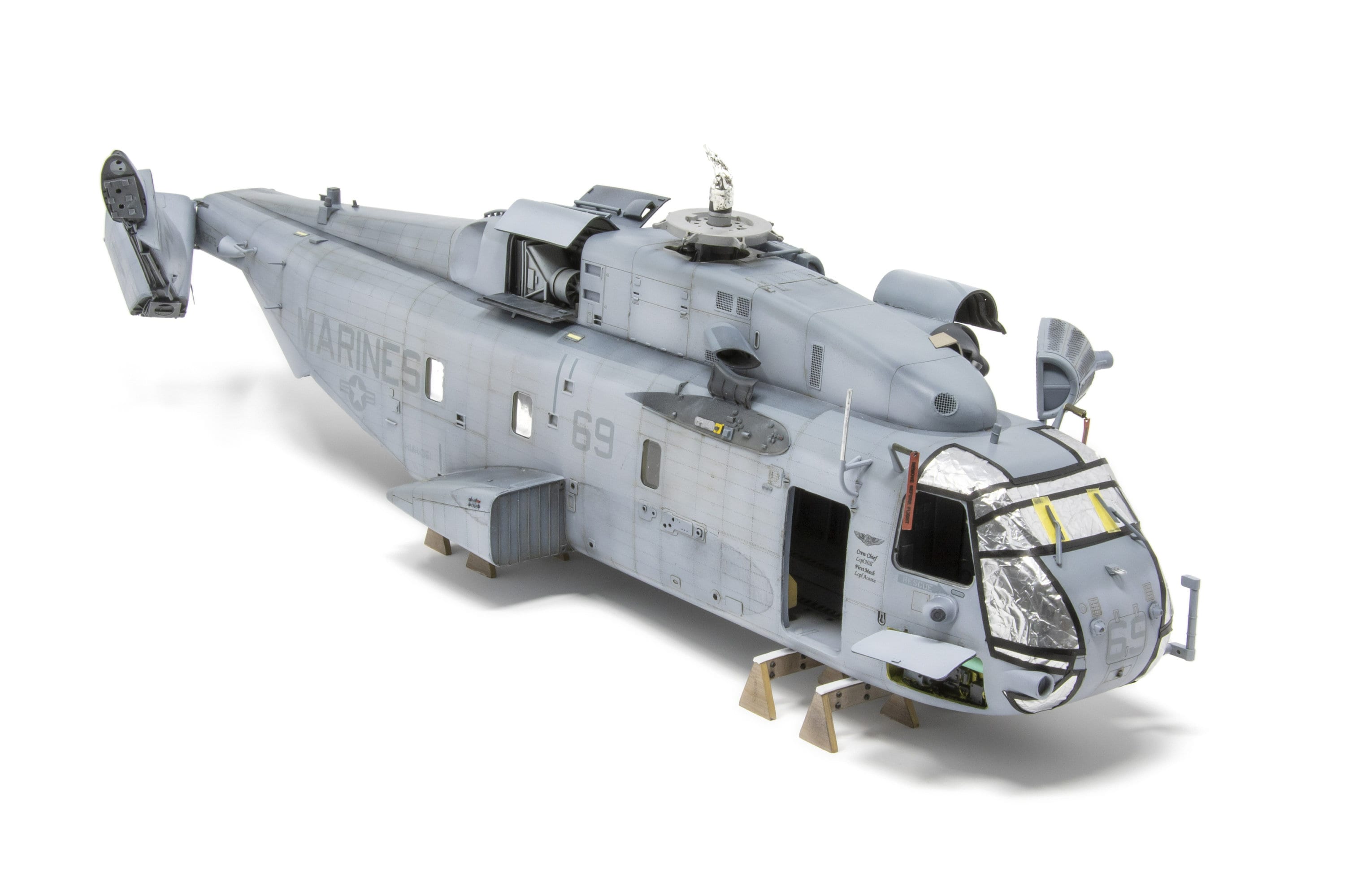 Papercraft Kit CH-53 Sea Stallion Helicopter 3d Paper Model Crafting ...