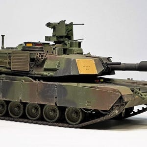 Papercraft Kit M1A2 Abrams Tank 3d Paper Model Crafting Kit PDF Plans ...