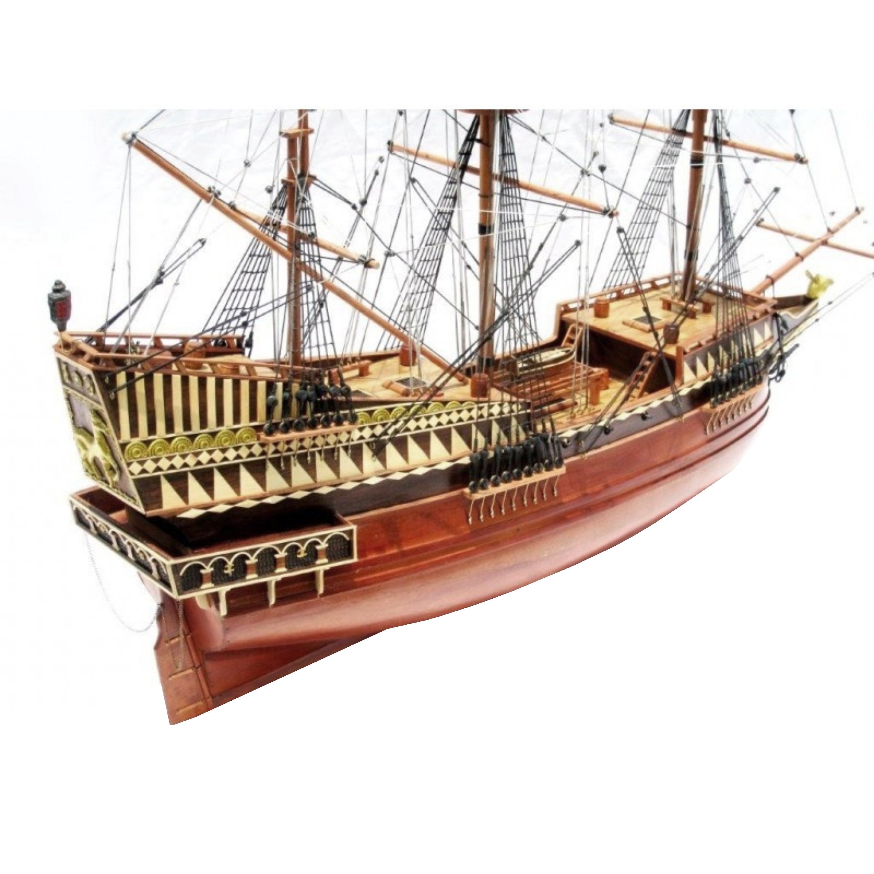 Papercraft Kit Golden Hind 3d Paper Model Crafting Kit PDF Plans to ...