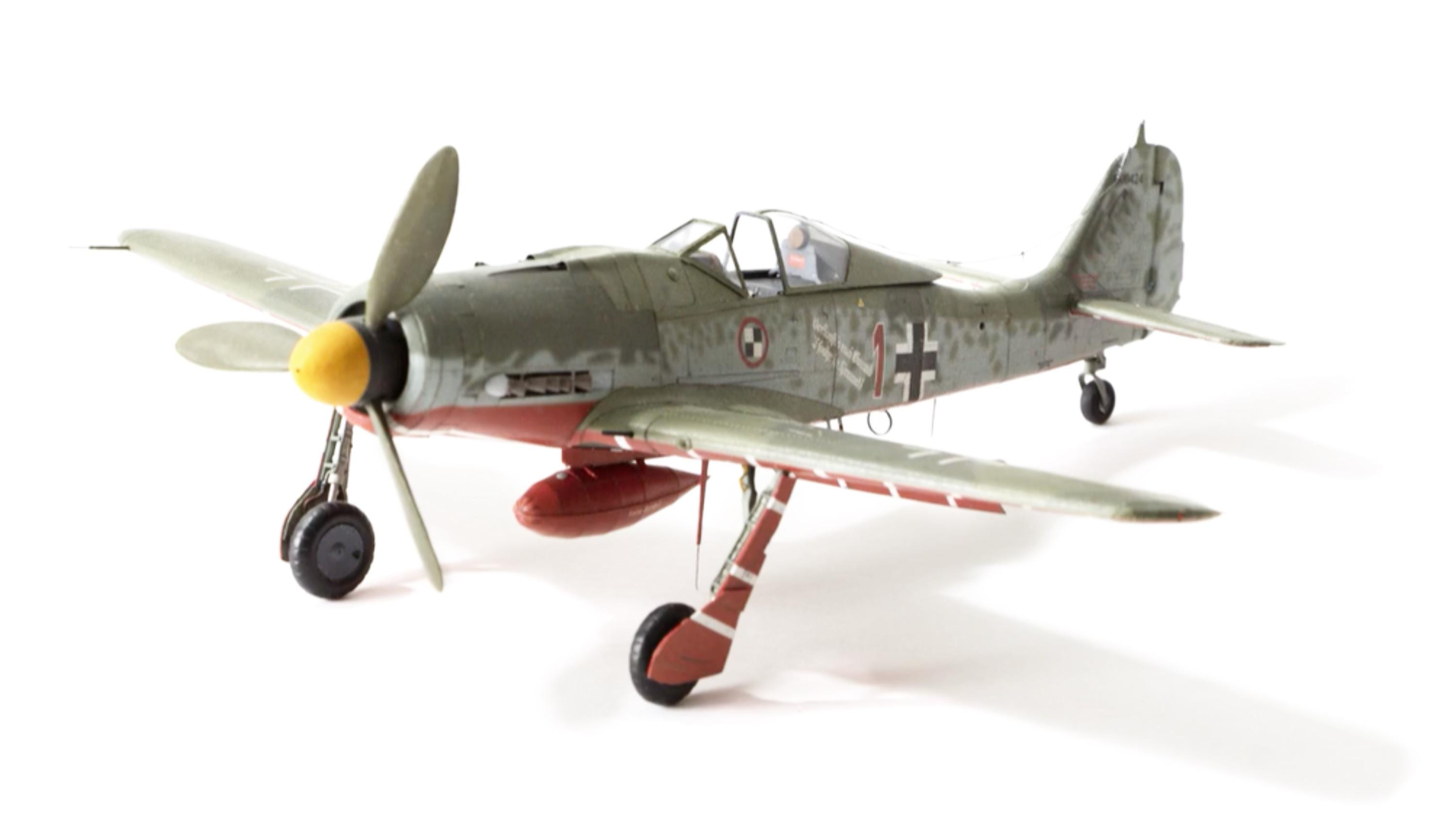 Papercraft Kit Focke-wulf Fw190 Detailed Airplane 3d Paper Model ...