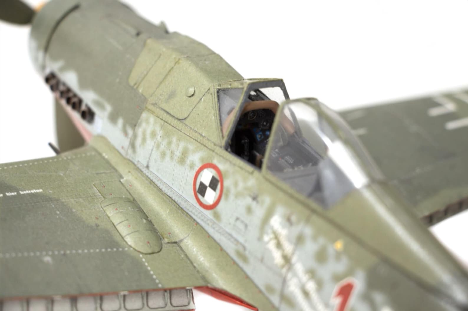 Papercraft Kit Focke-wulf Fw190 Detailed Airplane 3d Paper Model ...