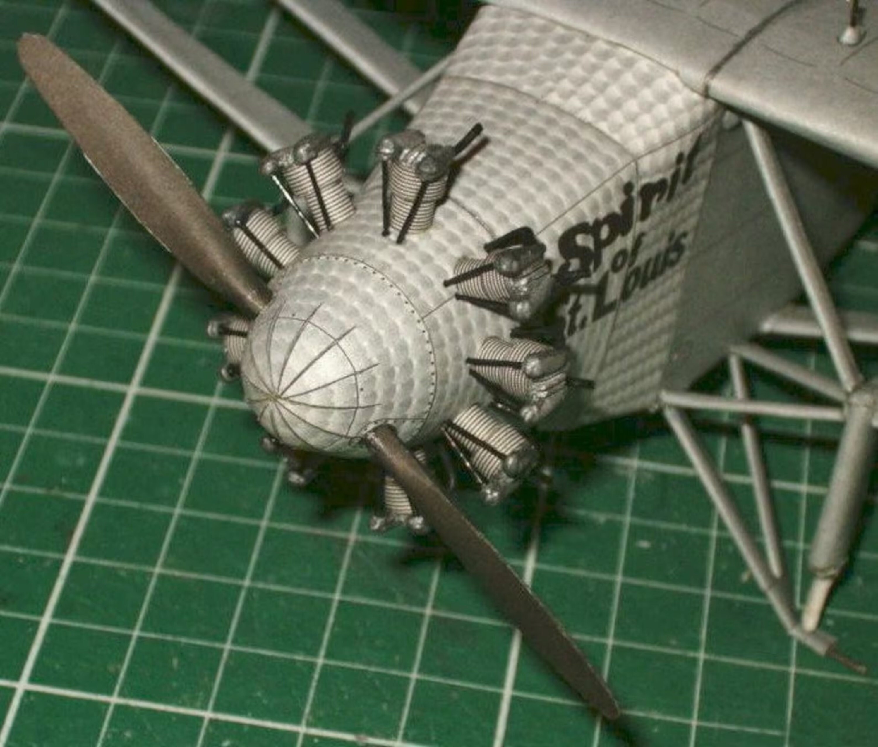 Papercraft Kit Spirit of St Louis Airplane 3d Paper Model Crafting Kit ...