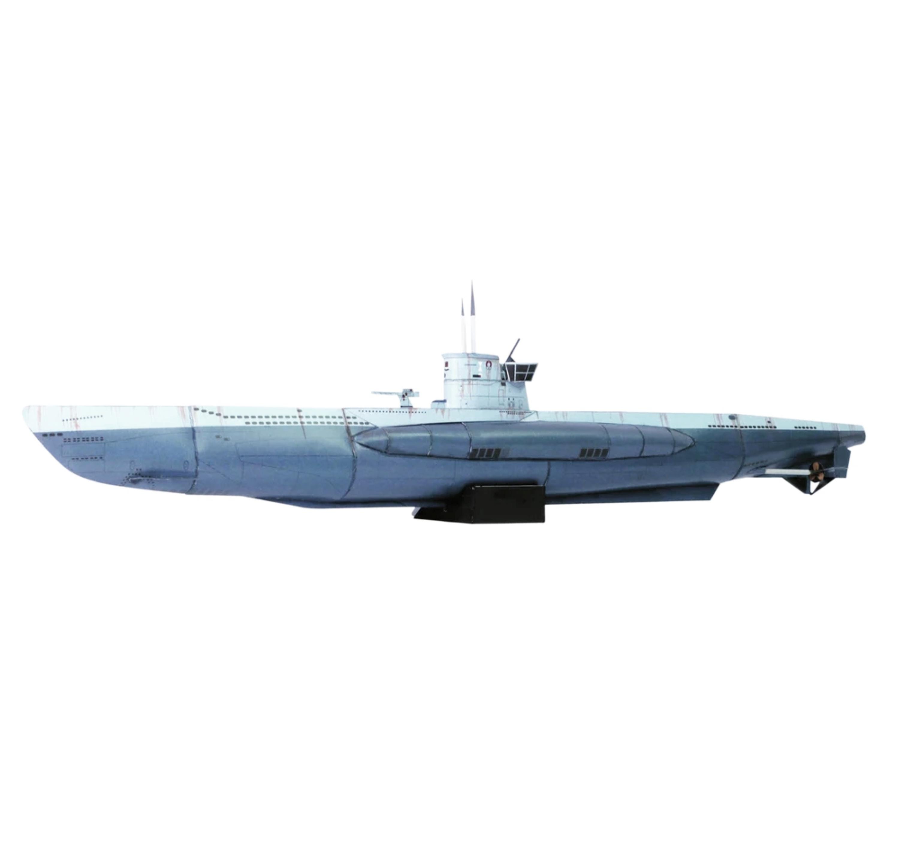 Papercraft Kit Sectional VII-C U-boat Submarine 3d Paper Model Crafting ...