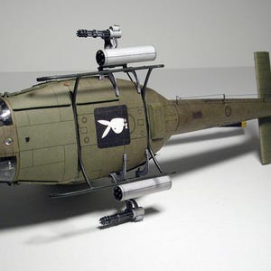 Papercraft Kit Bell Helicopter 3d Paper Model Crafting Kit PDF Plans to ...