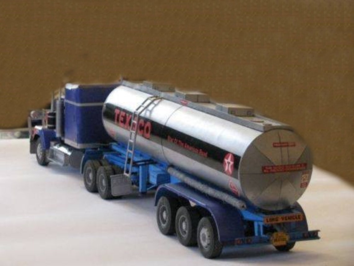 Papercraft Kit Mack Truck Truck 3d Paper Model Crafting PDF Plans DIY ...