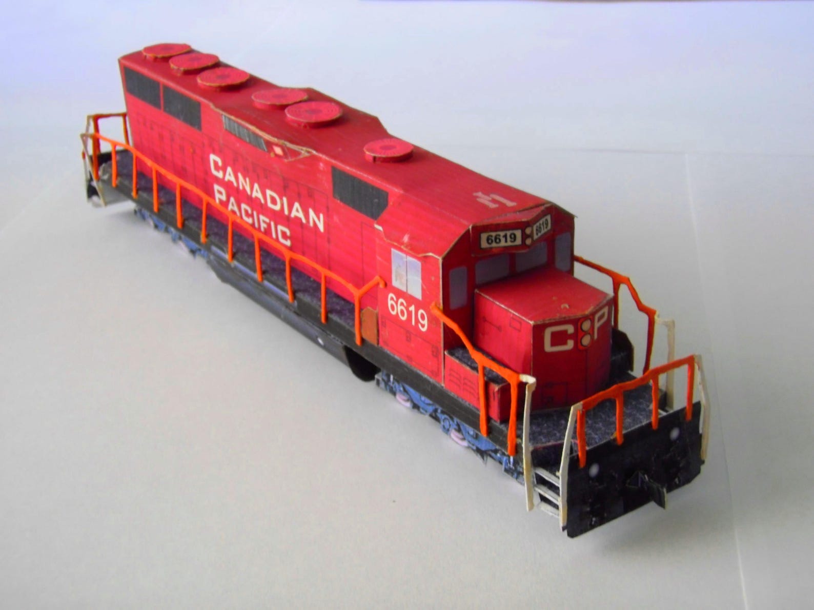 Papercraft Kit Locomotive EMD SD70 Diesel-electric 3d Paper Model ...