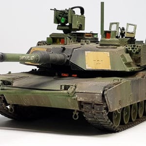 Papercraft Kit M1A2 Abrams Tank 3d Paper Model Crafting Kit PDF Plans ...