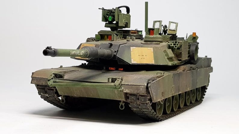 Papercraft Kit M1A2 Abrams Tank 3d Paper Model Crafting Kit PDF Plans ...
