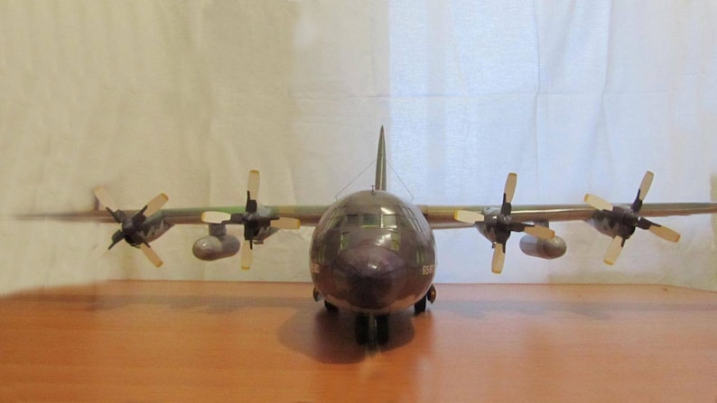 Papercraft Kit C-130 Hercules Airplane 3d Paper Model Crafting Kit PDF ...