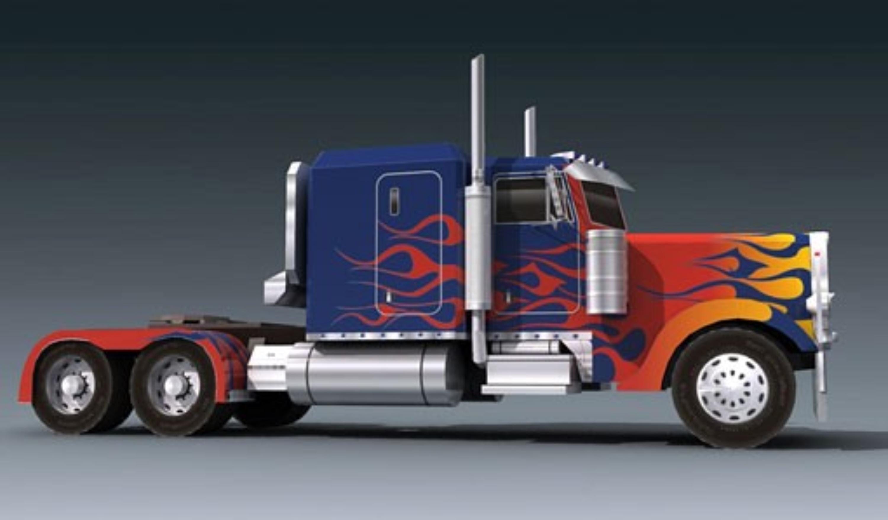 Papercraft Kit Truck 3d Paper Model Crafting PDF Plans DIY Template - Etsy