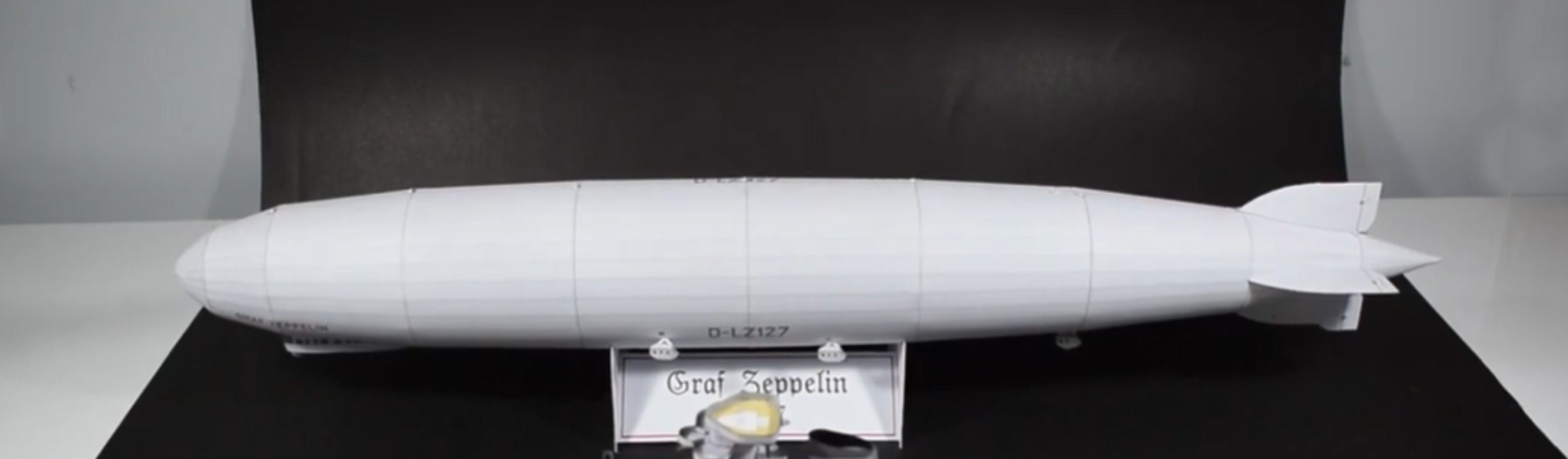 Papercraft Kit Zeppelin 3d Paper Model Crafting Kit PDF Plans to Print ...