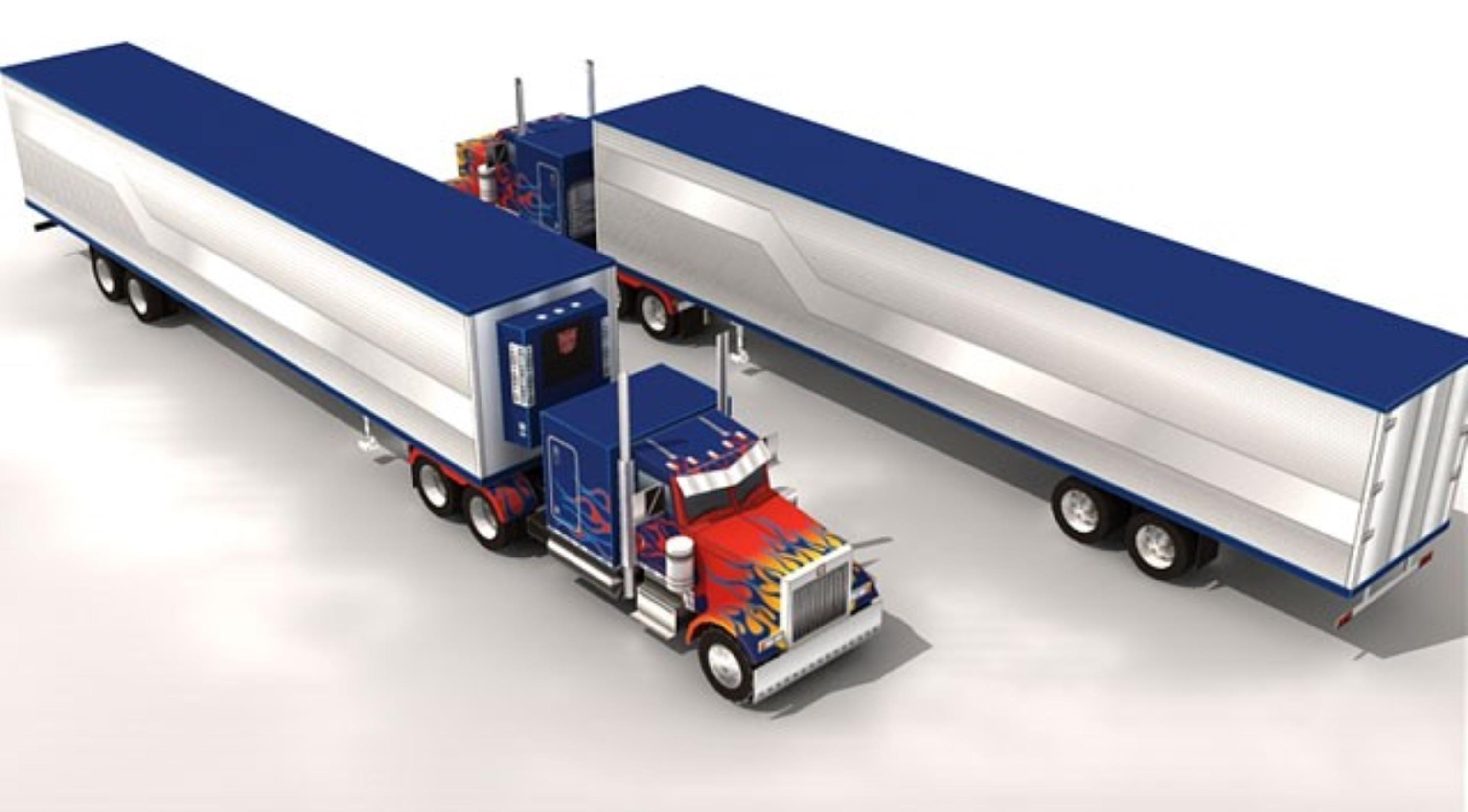 Papercraft Kit Peterbilt 379 Truck 3d Paper Model Crafting Kit PDF ...