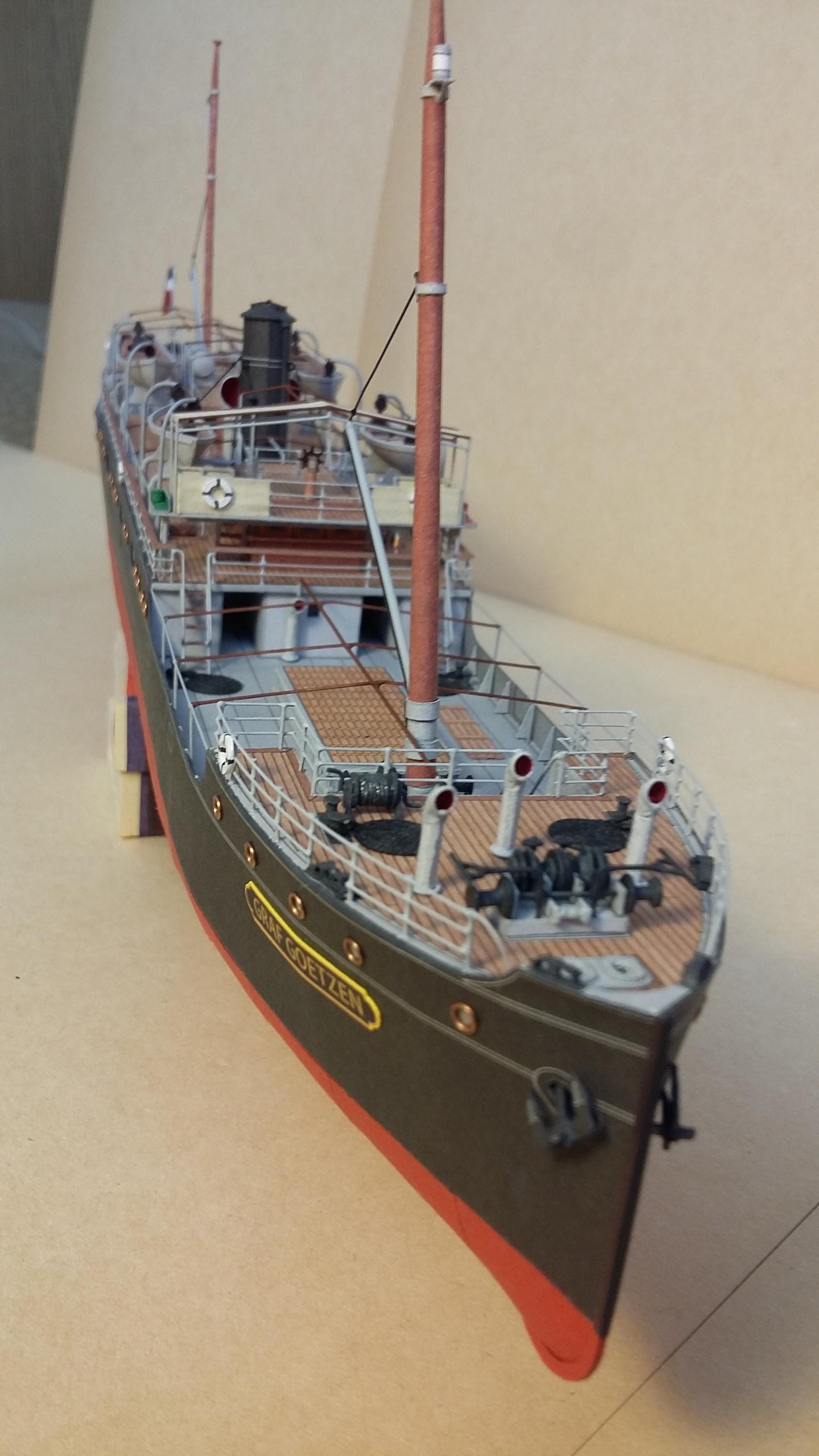 Papercraft Kit MV Liemba Graf Von Goetzen Ship 3d Paper Model Crafting ...