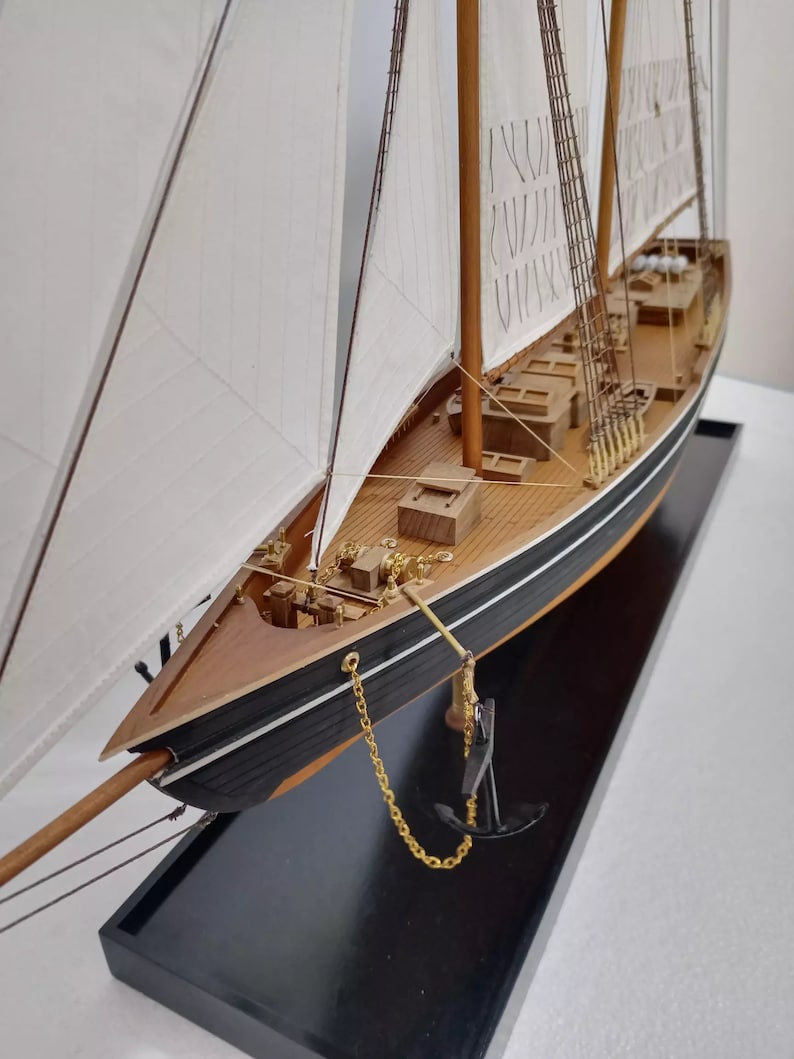 Papercraft Kit America Yacht 3d Paper Model Crafting Kit PDF Plans to ...