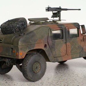 Papercraft Kit HMMWV Humvee Car 3d Paper Model Crafting Kit PDF Plans ...