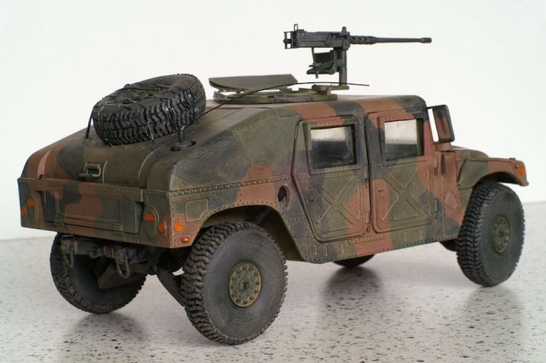Papercraft Kit HMMWV Humvee Car 3d Paper Model Crafting Kit PDF Plans ...